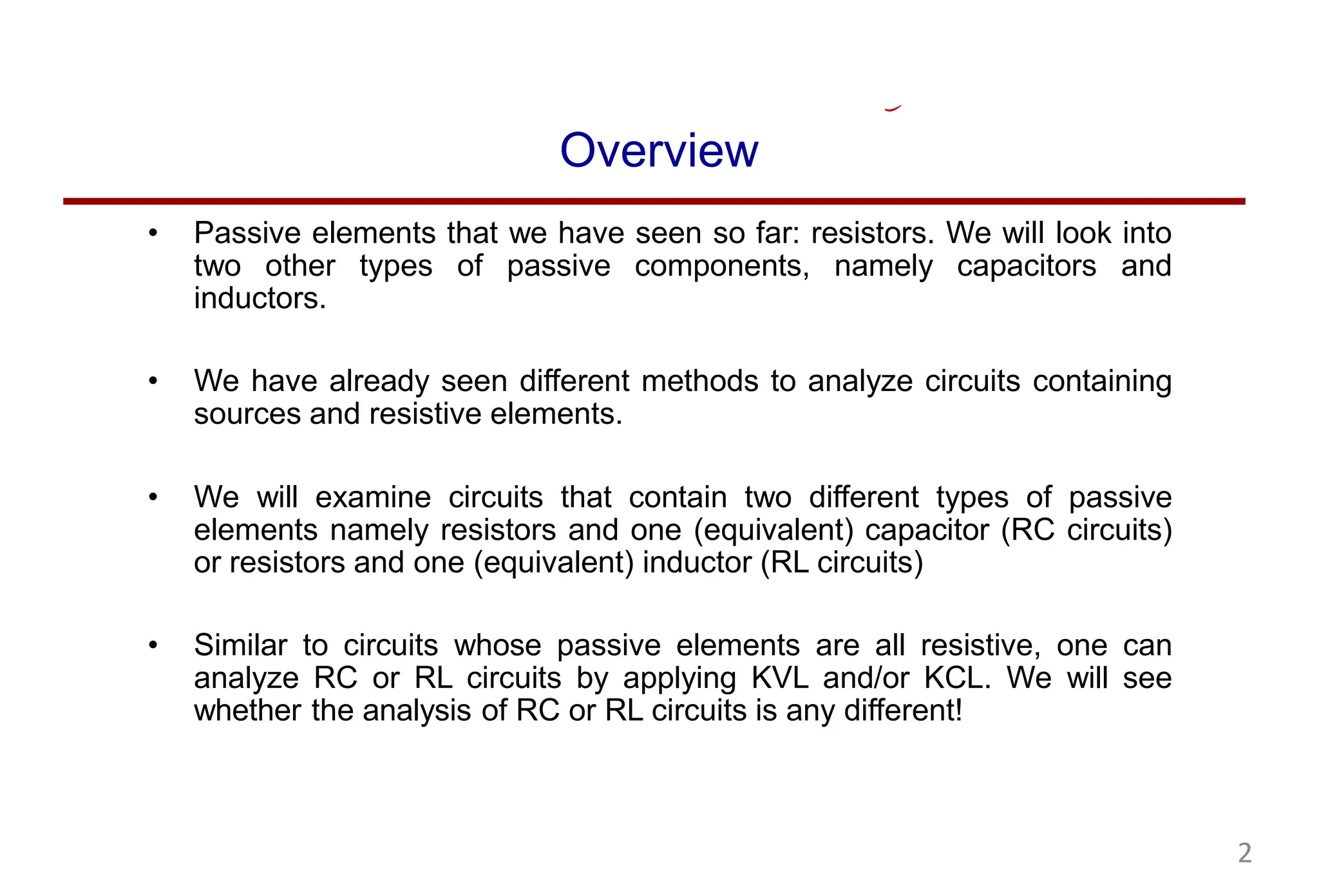 Chapter 6 Pptx Linear Circuit Analysis Capacitor Ppt