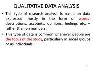Chapter 6.pptx Data Analysis and processing | PPTX