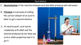 chapter 6.2. Neutralisation (Acid and Alkali) | PPTX