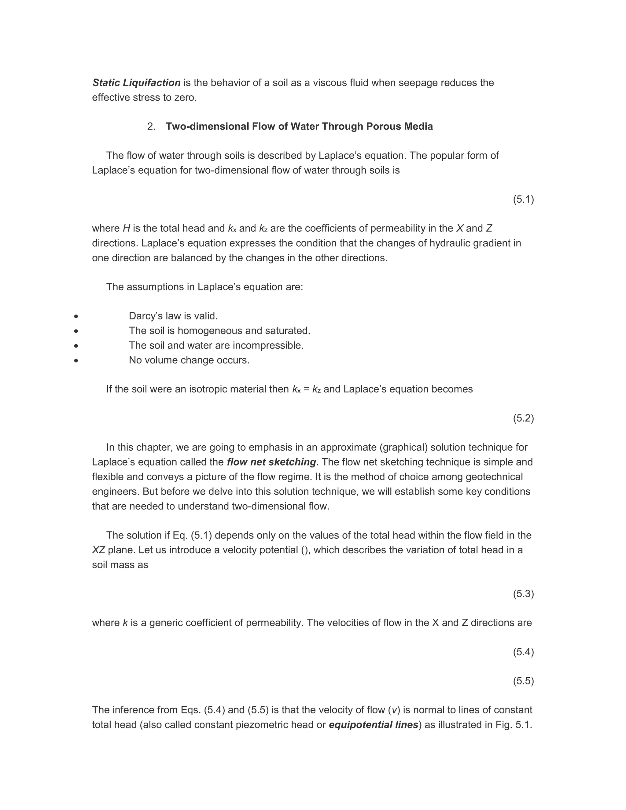 soil mechanics and its behaviour andPermeability in Stratified Soil ...