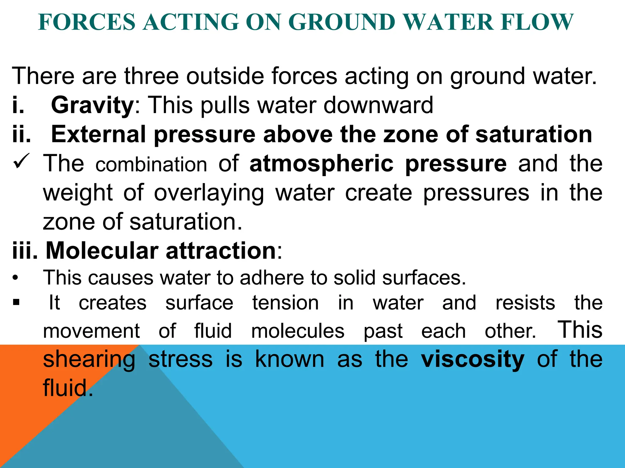 Chapter 6.pptx ground water flow and its apps | PPTX