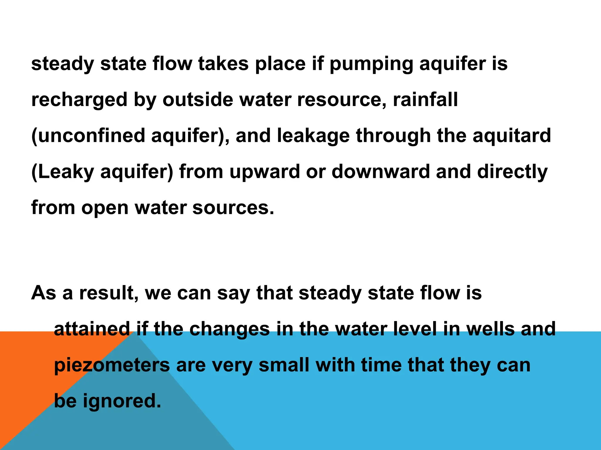 Chapter 6.pptx ground water flow and its apps | PPTX