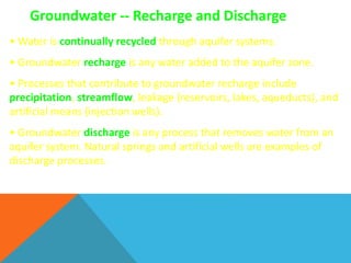Chapter 6.pptx ground water flow and its apps | PPTX