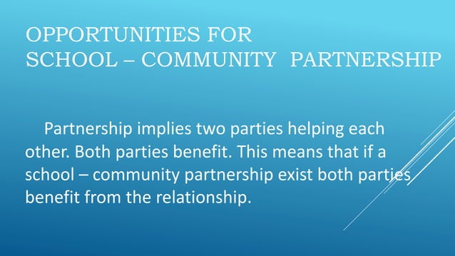 CHAPTER 6-The Why and How of School and Community Partnership.pptx ...