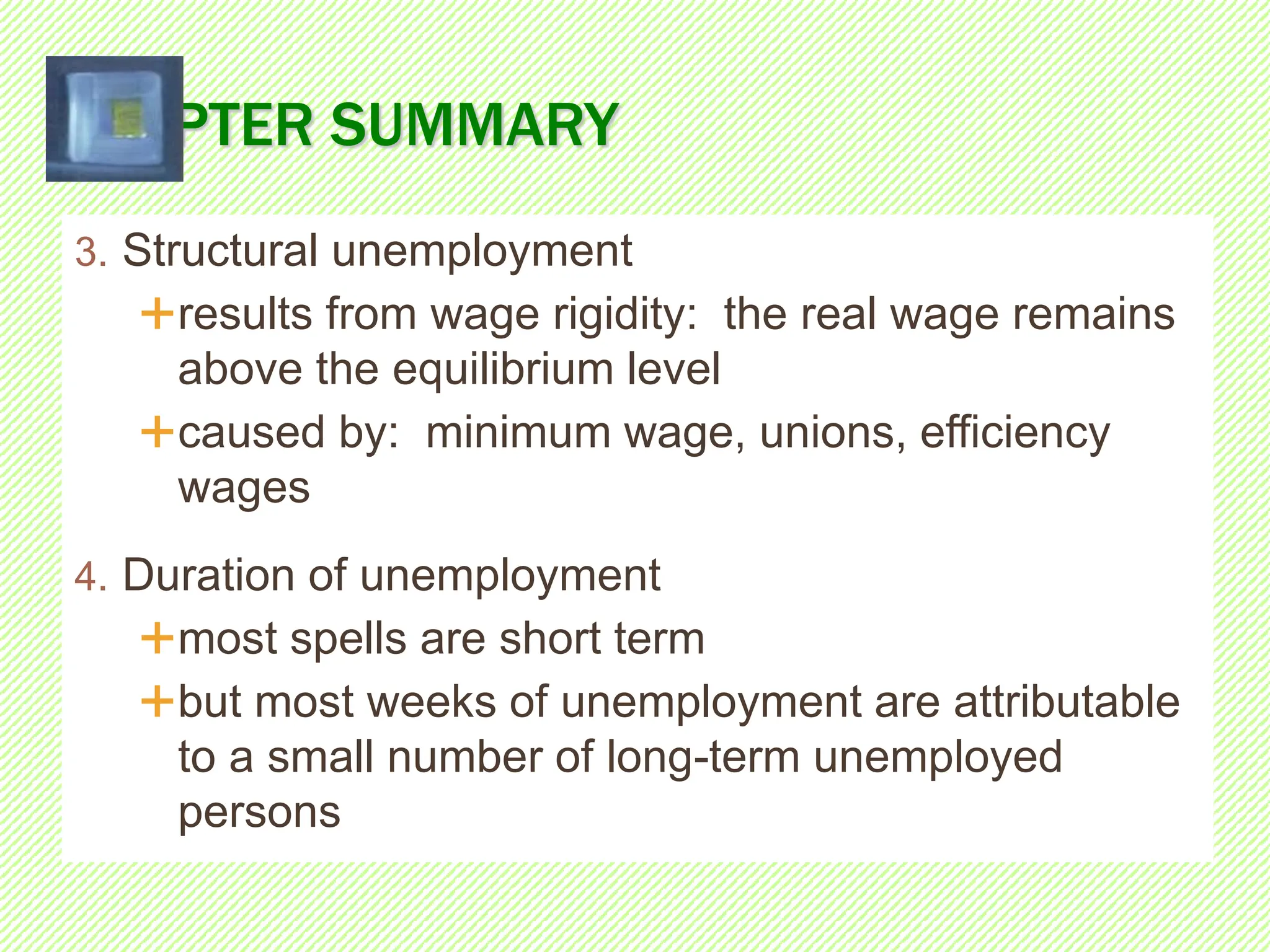 Macro economics, George Mankiw, 6- unemployment | PPT