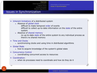 Distributed systems course: Synchronization | PPT