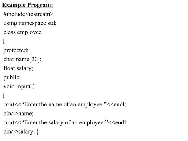 Chapter 6 And Inheritance Oop C Tu Ioe Ppt
