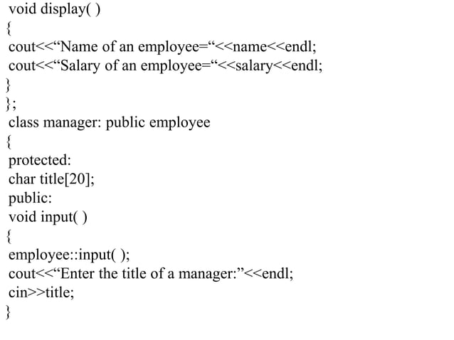 Chapter 6 and inheritance OOP C++ tu ioe | PPT