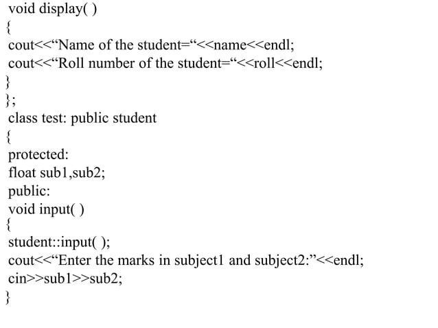 Chapter 6 And Inheritance Oop C Tu Ioe Ppt