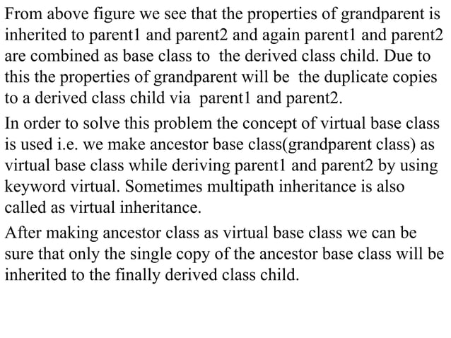 Chapter 6 and inheritance OOP C++ tu ioe | PPT