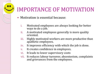 CHAPTER 6-benefits and motivation. int human resource management | PPTX