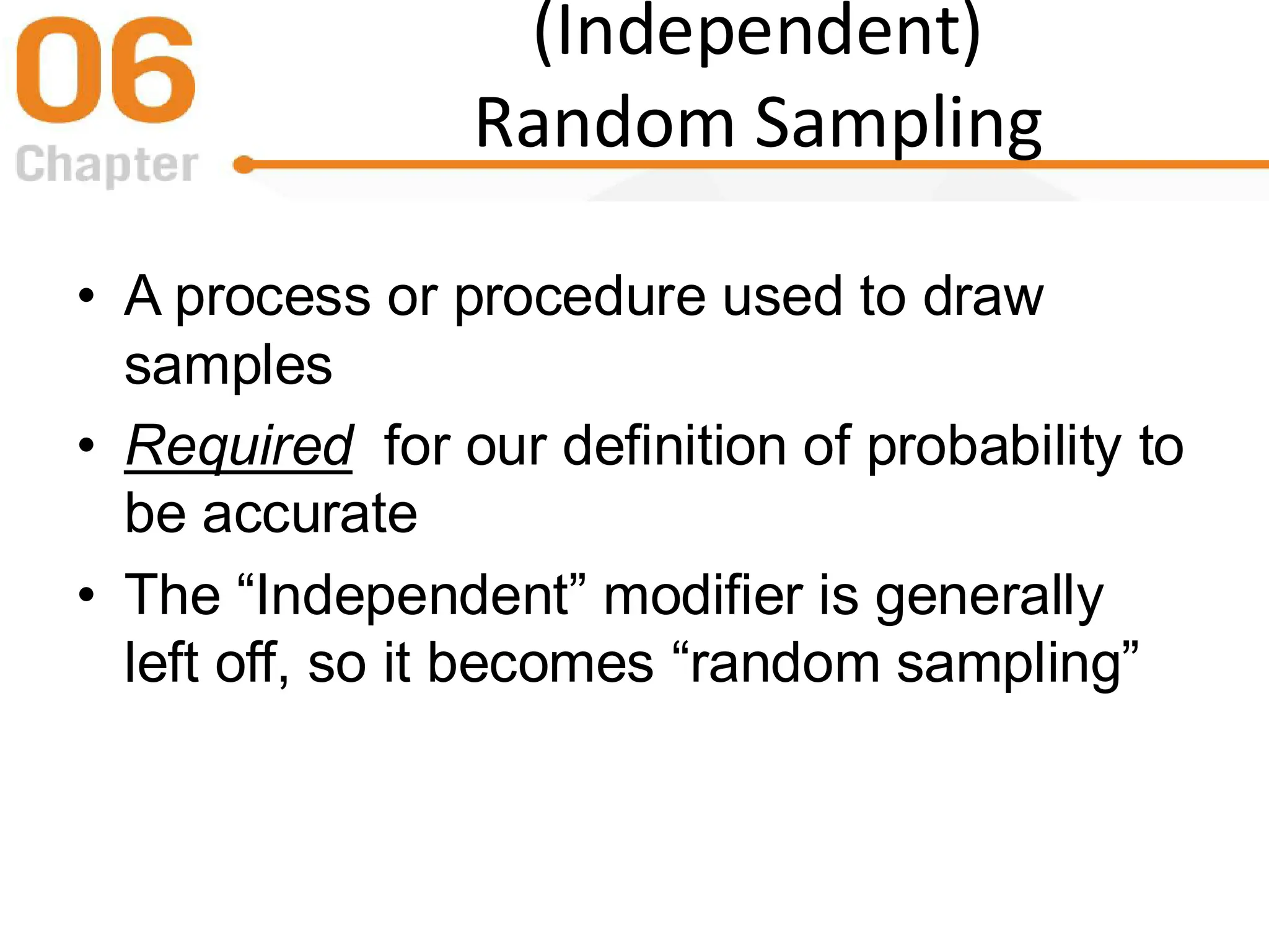 chapter 6 - Probability - Stats for behaviour | PDF