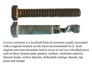 corrosion & degradation of materials.... | PPT