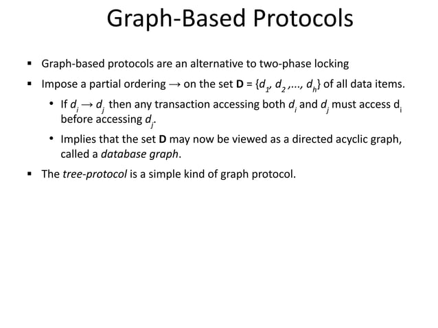 Concurrency Control in Database Management System | PPT