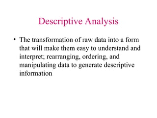 Chapter 6. Data Analysis.ppt data interpretation | PPT