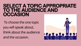 TOPIC SELECTION & ANALYSIS IN ORAL COMMUNICATION | PPTX
