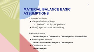 Chapter 6 for Material balance and process flow diagram.pdf