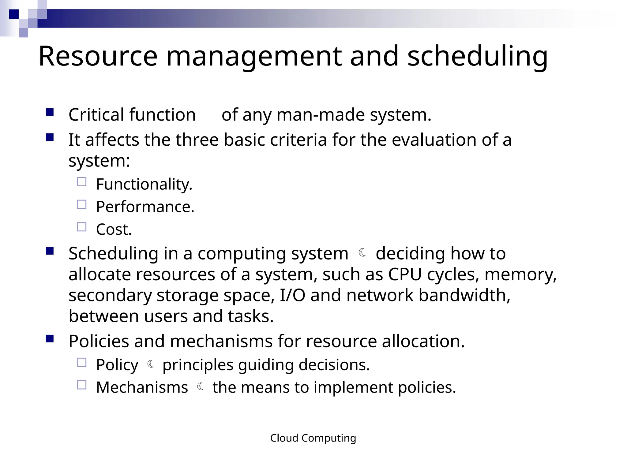 cloud management and resource management | PPTX