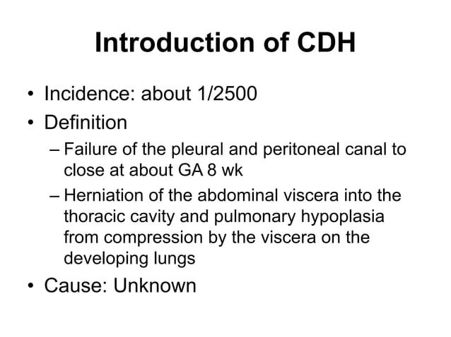 Chapter 6-2 Congenital diaphragmatic hernia.ppt