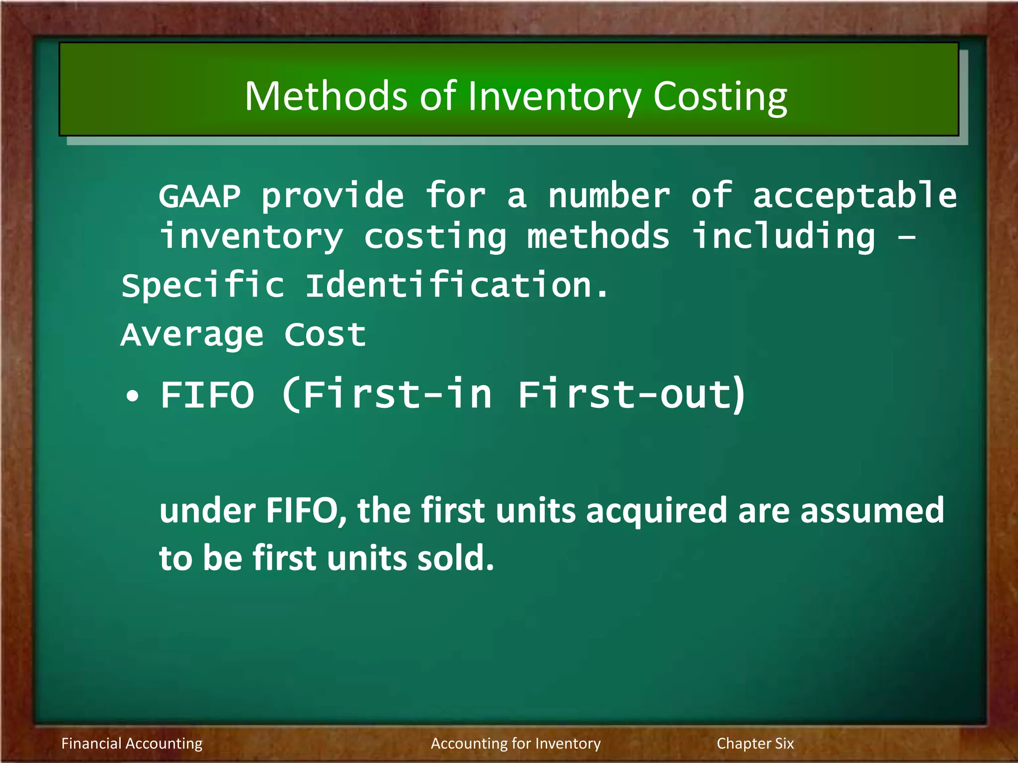 Inventory Accounting | PPTX