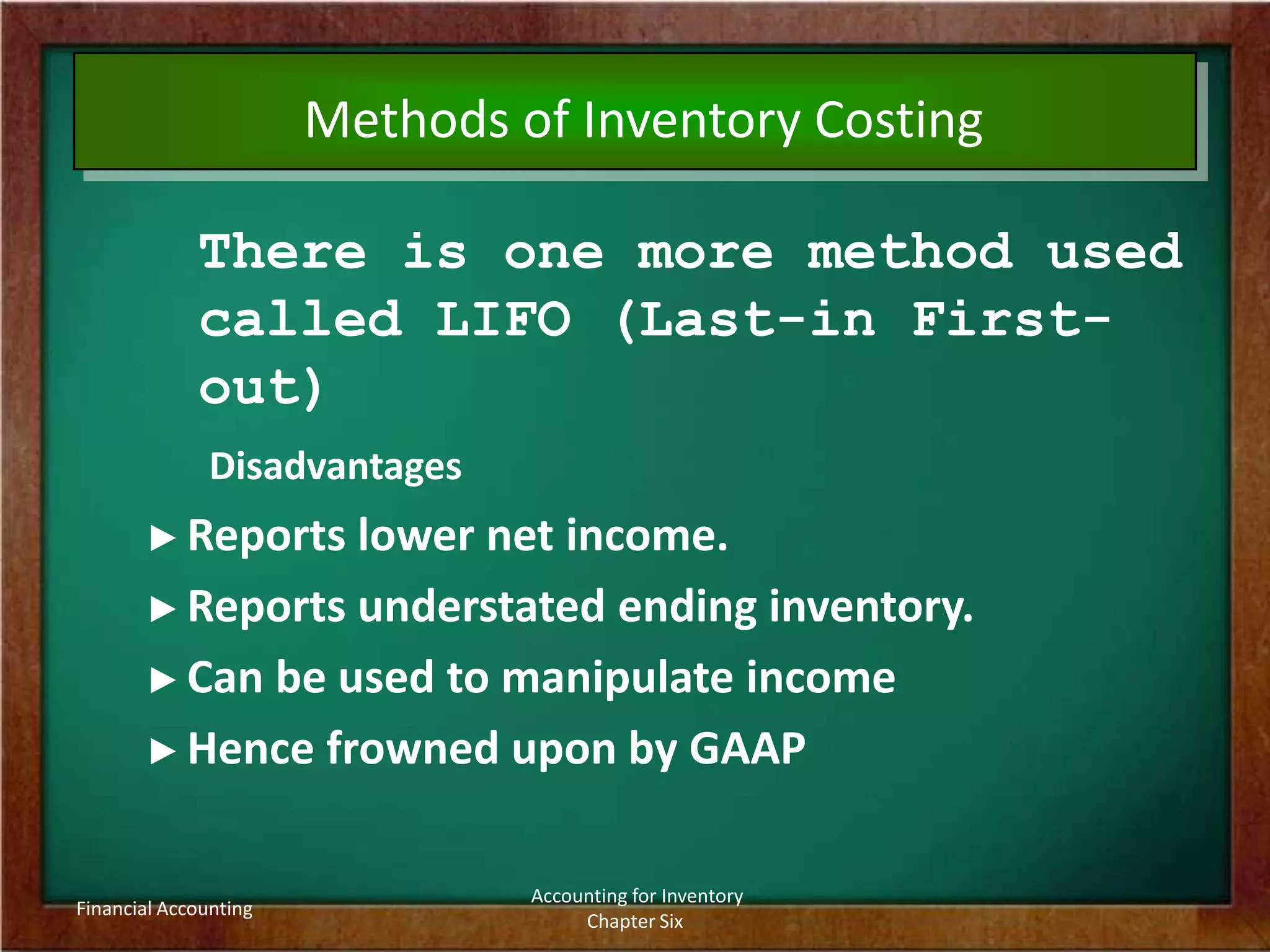 Inventory Accounting | PPTX