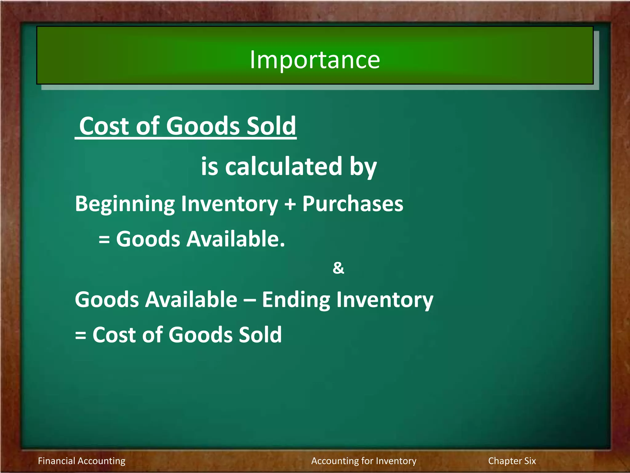 Inventory Accounting | PPTX
