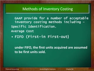 Inventory Accounting | PPTX