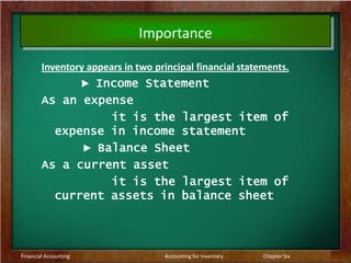 Inventory Accounting | PPTX