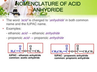 Chapter 6 acid anhydride | PDF