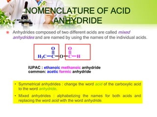 Chapter 6 acid anhydride | PDF