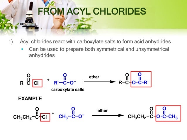 Chapter 6 acid anhydride
