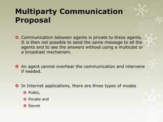 Chapter 6 agent communications--agent communications | PPTX