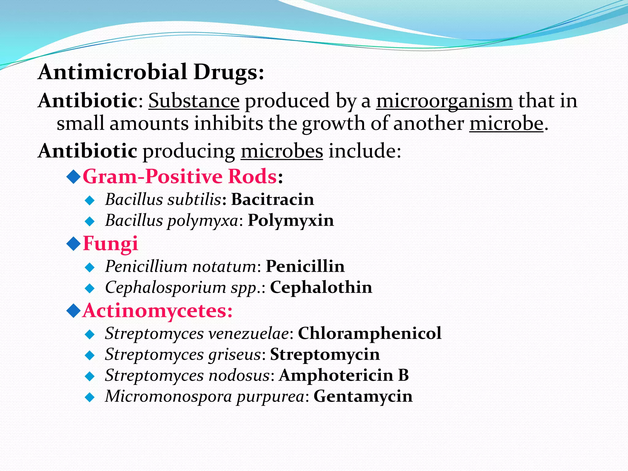 Chapter 6 antimicrobial drugs | PPTX