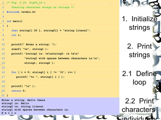 Chapter 6 arrays part-1 | PPT
