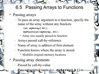 Chapter 6 arrays part-1 | PPT