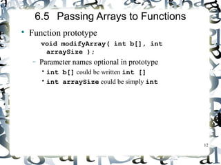 Chapter 6 arrays part-1 | PPT