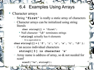 Chapter 6 arrays part-1 | PPT