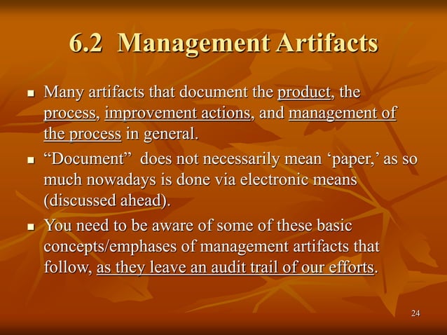 HelloChapter6fgfg-Artifacts__of_theProcess.ppt