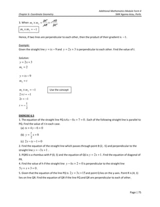 Chapter 6 coordinate geometry | PDF