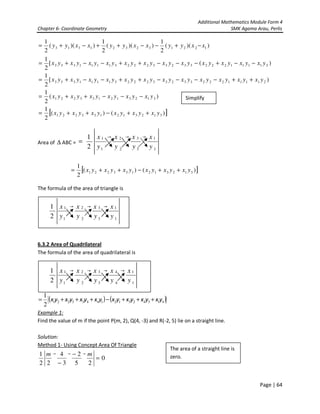 Chapter 6 coordinate geometry | PDF