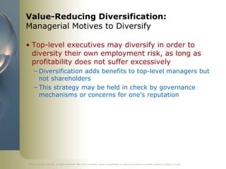 Chapter 6 corporate-level strategy | PDF