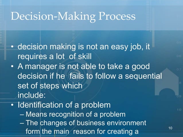 DECISION MAKING – DEFINITION, CHARACTERISTICS, ELEMENTS, PROCESS, TYPES ...
