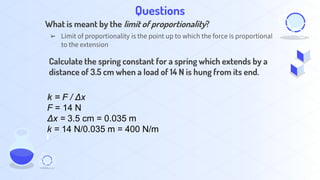 Deformation of Solids Cambridge A Level Physics | PPTX