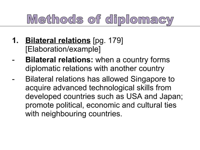 Chapter 6 - Diplomacy and Deterrance | PPT