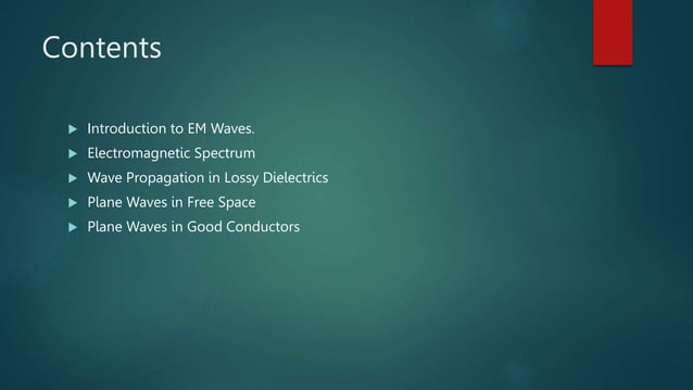 EM Wave Propagation | PPTX | Physics | Science