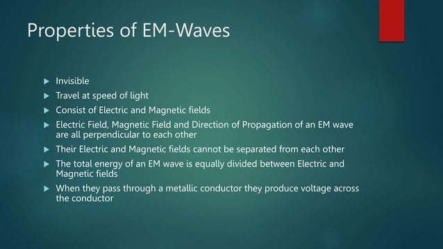 EM Wave Propagation | PPTX | Physics | Science