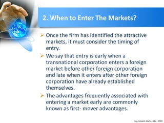Chapter 6 Entry Modes of Global Business | PDF