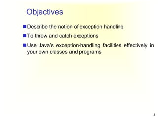 Comprehensive Guide to Exception Handling in Java Programming | PDF