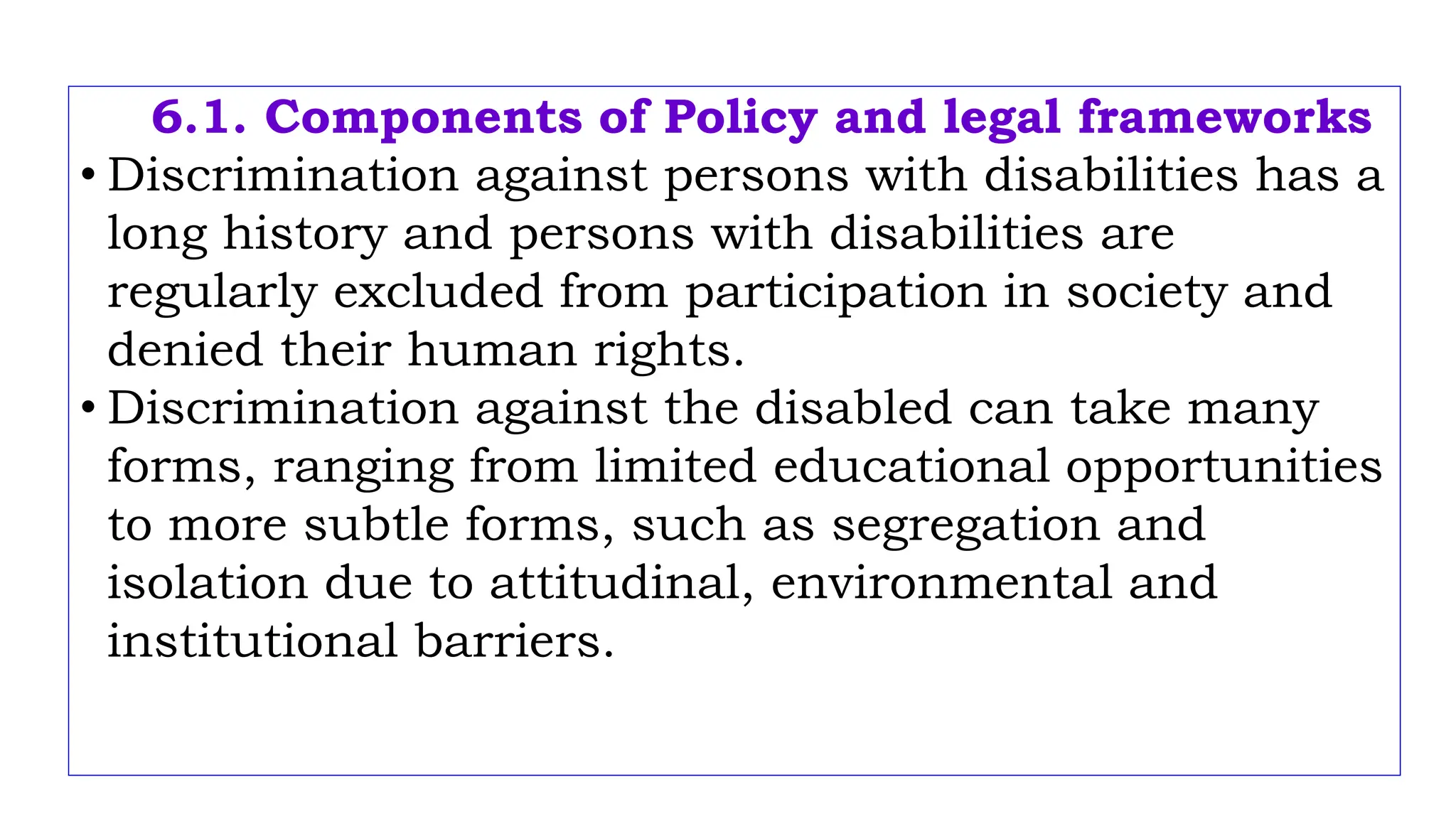 Chapter 6 - FINAL Relevant Policy and Legal frameworks.ppt