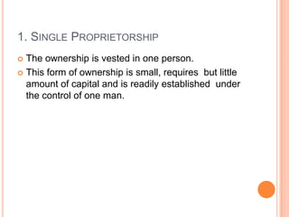 Chapter 6 Forms Of Business Enterprise | PPTX | Business | Business and ...